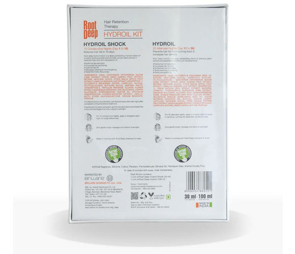 Root Deep Hair Retention Therapy Hydroil Kit – DelMeds.com