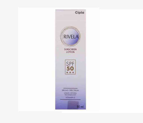 Rivela Sunscreen Lotion SPF-50 – DelMeds.com