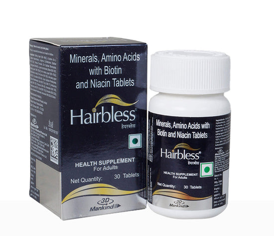 Hairbless Tablets – DelMeds.com