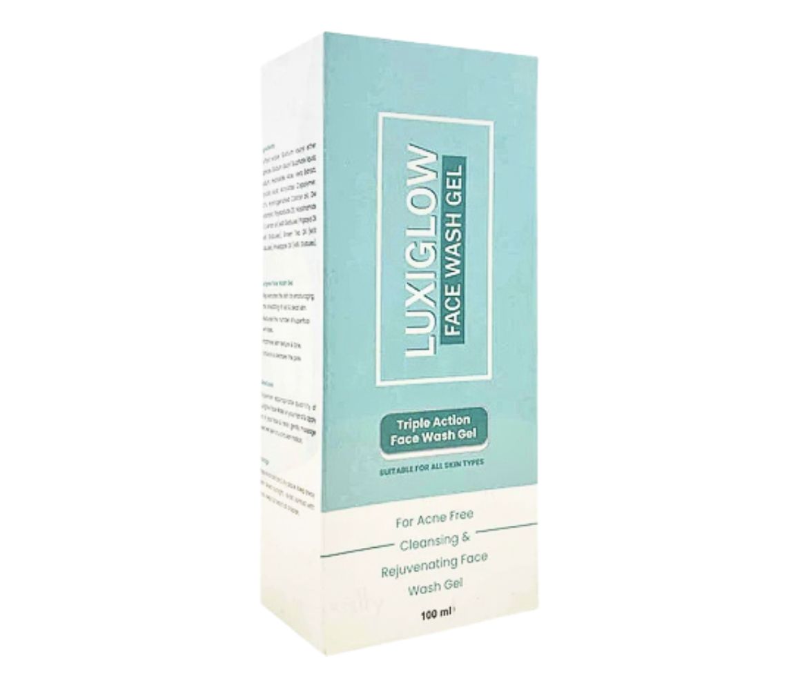 Luxiglow Triple Action Face Wash Gel – DelMeds.com