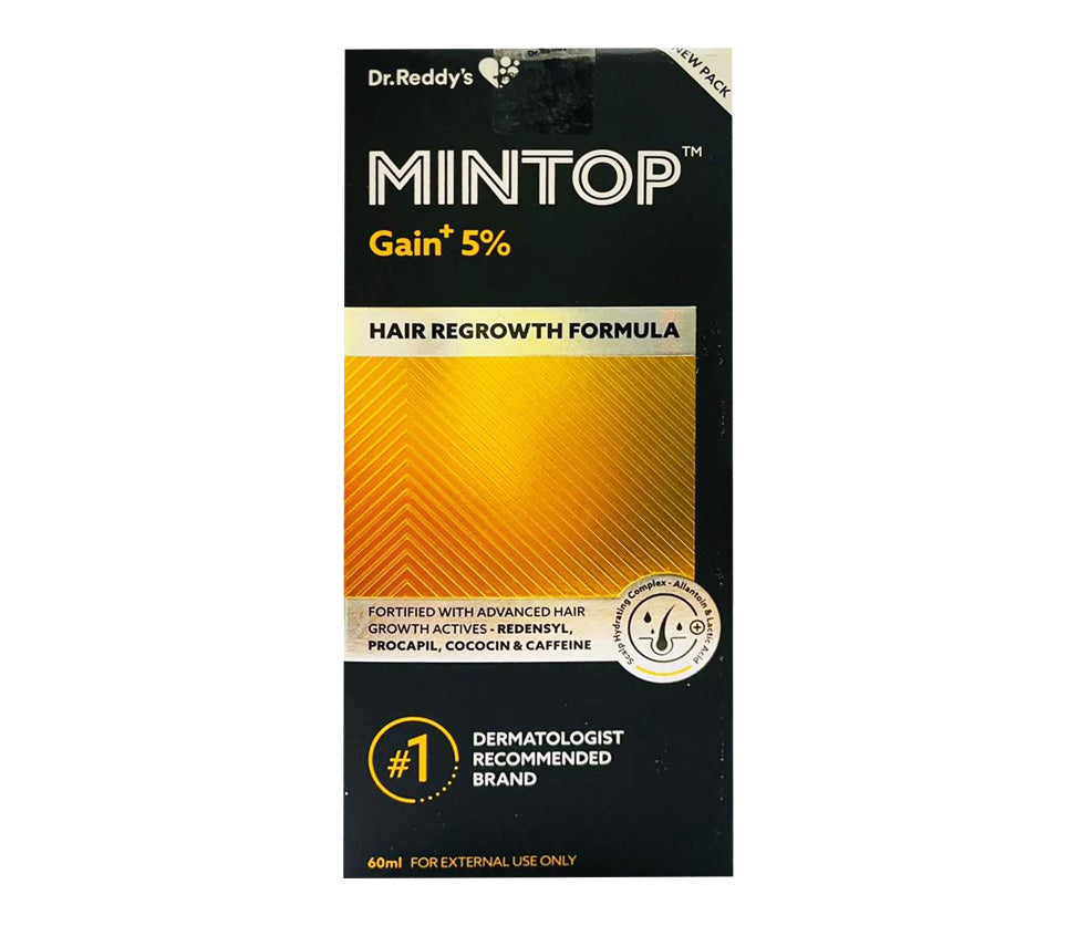 Mintop Gain+ 5 Hair Restore Formula Kit – DelMeds.com