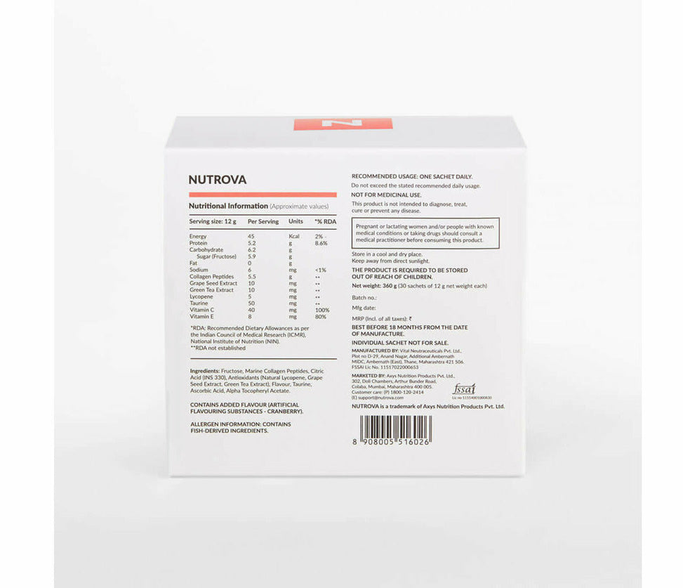 Nutrova Collagen+Antioxidants – DelMeds.com