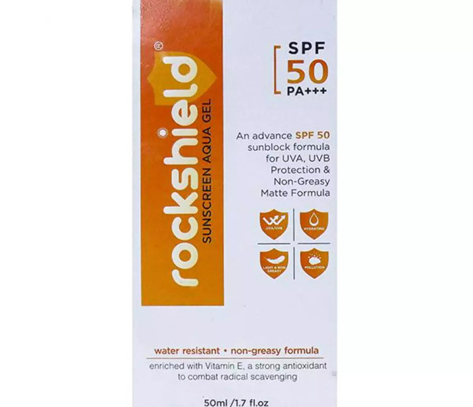 Rockshield Sunscreen Aqua Gel SPF 50 PA+++ – DelMeds.com