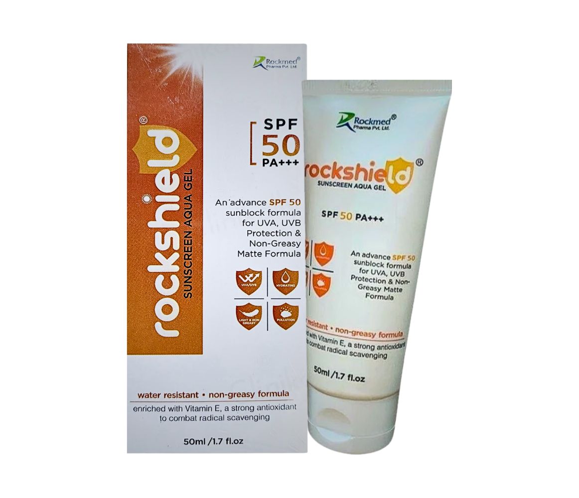 Rockshield Sunscreen Aqua Gel SPF 50 PA+++ – DelMeds.com