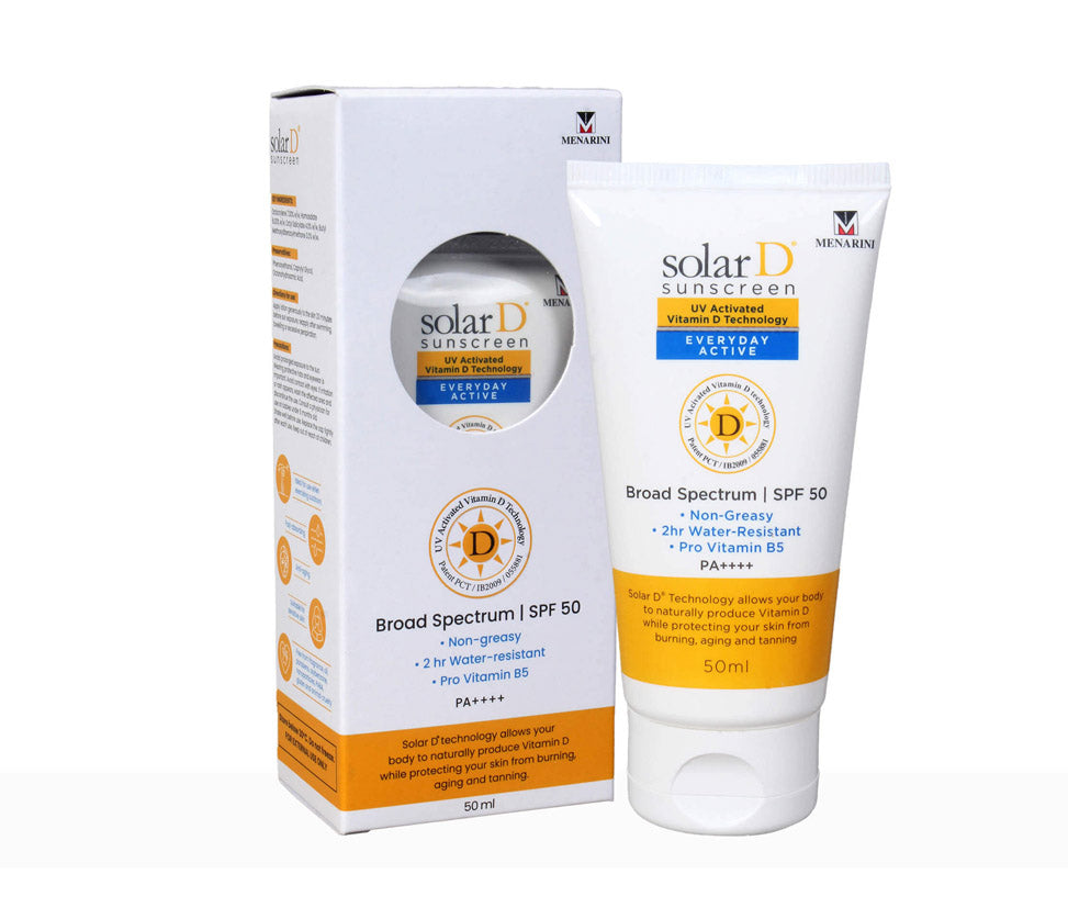 Solar D Sunscreen Everyday Active Sunscreen SPF 50 PA++++ – DelMeds.com