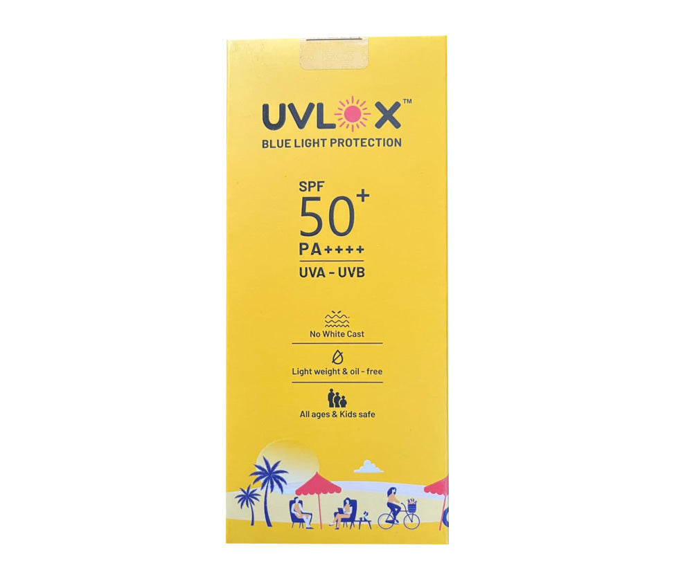 Uvlox Blue Light Protection Sunscreen SPF 50+ PA++++ – DelMeds.com