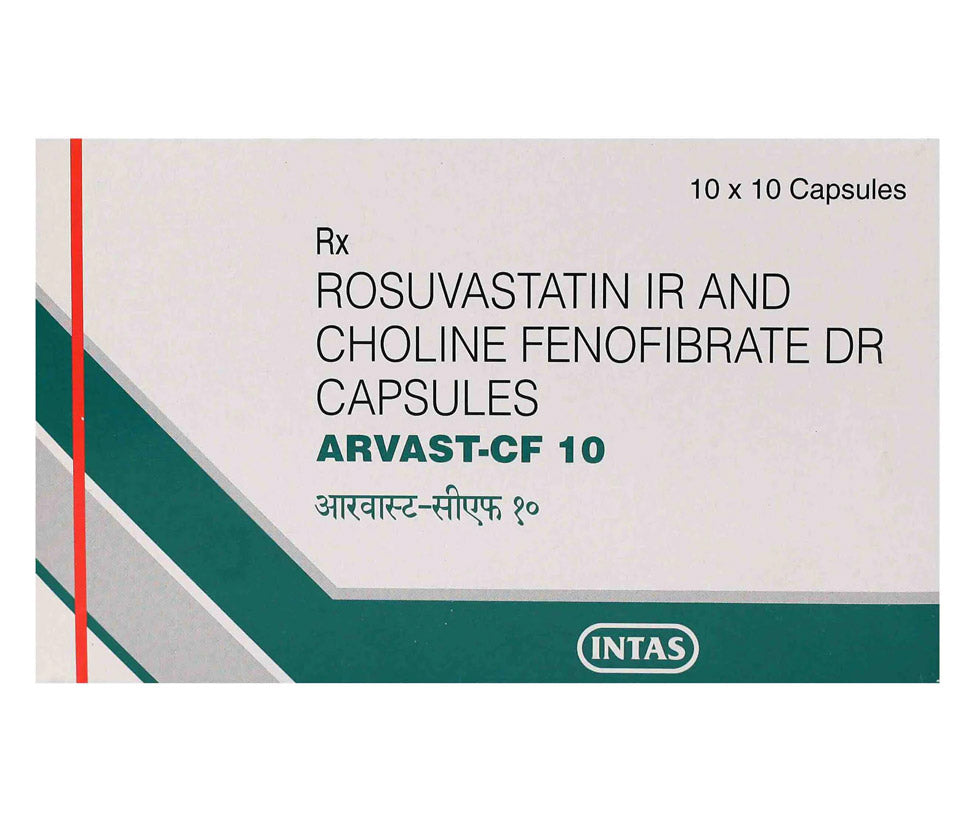 Arvast-CF 10 Capsule DR – DelMeds.com