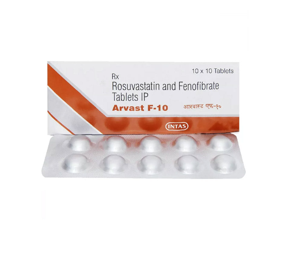 Arvast F-10 Tablet – DelMeds.com
