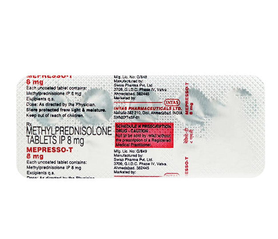 Mepresso T 8mg Tablets – DelMeds.com