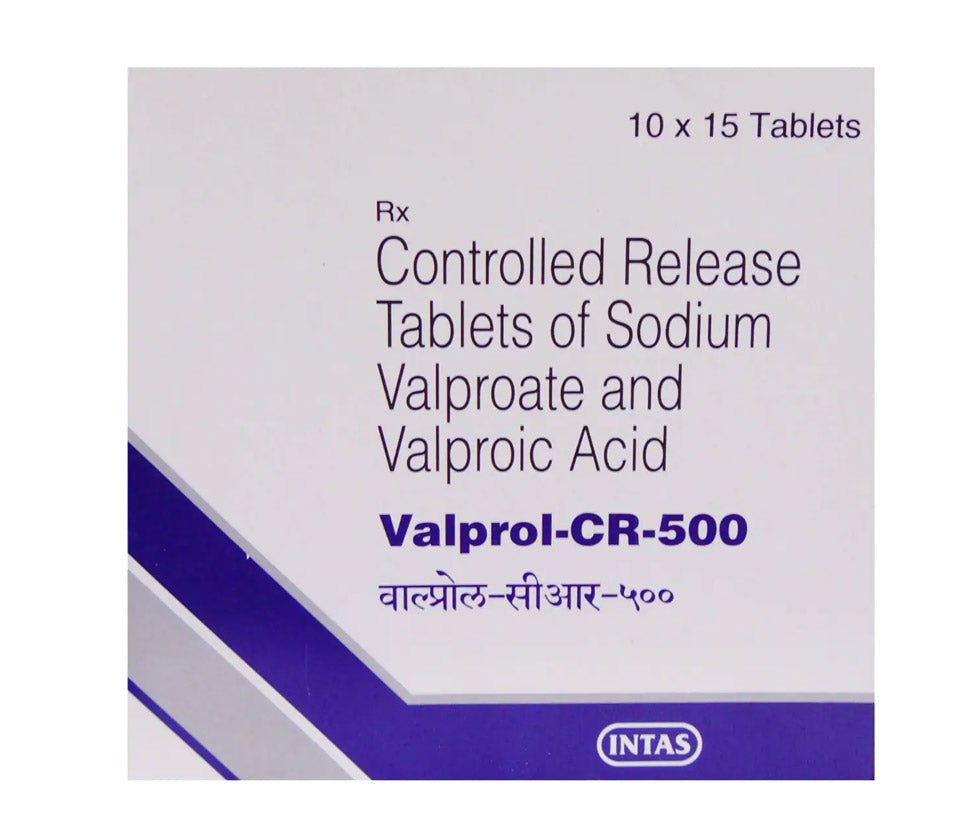 Valprol-CR 500 Tablets – DelMeds.com